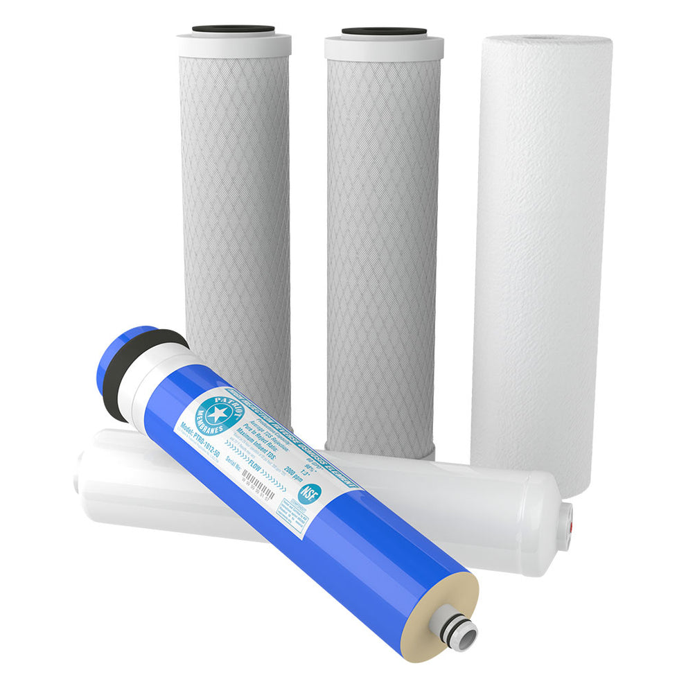 5-Stage RO Filter Kit - With Membrane – WaterWorld USA